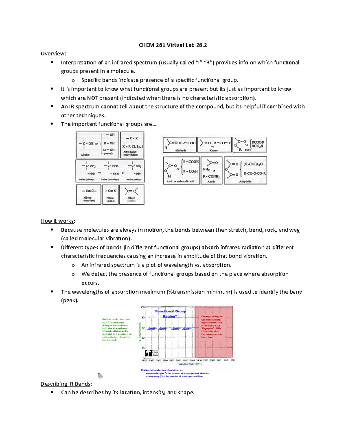 Lab 28.2 Notes - Carran - CHEM 281 Virtual Lab 28. Overview ...