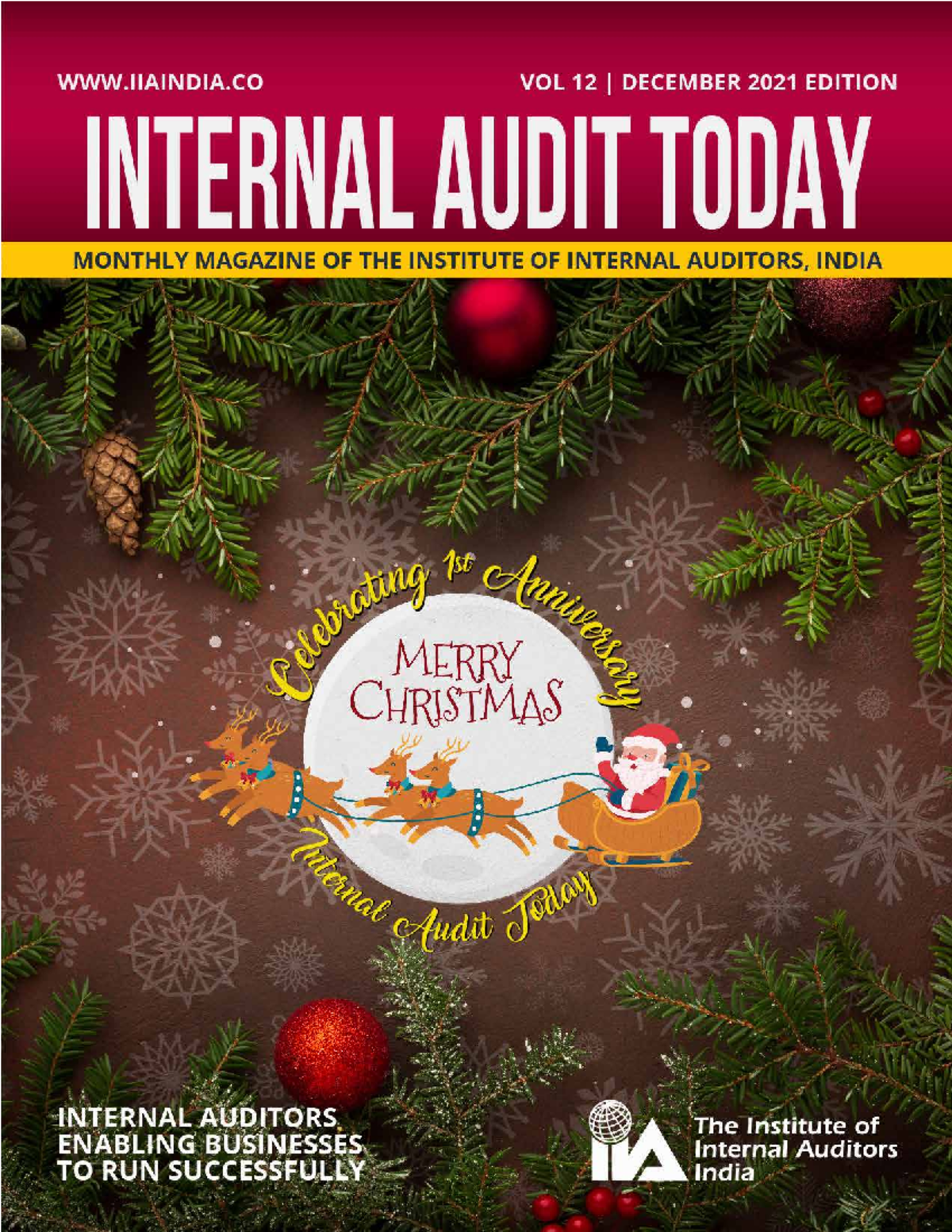 IIA India Magazine-Internal Audit Today-December 2021 - 31 Control Self ...