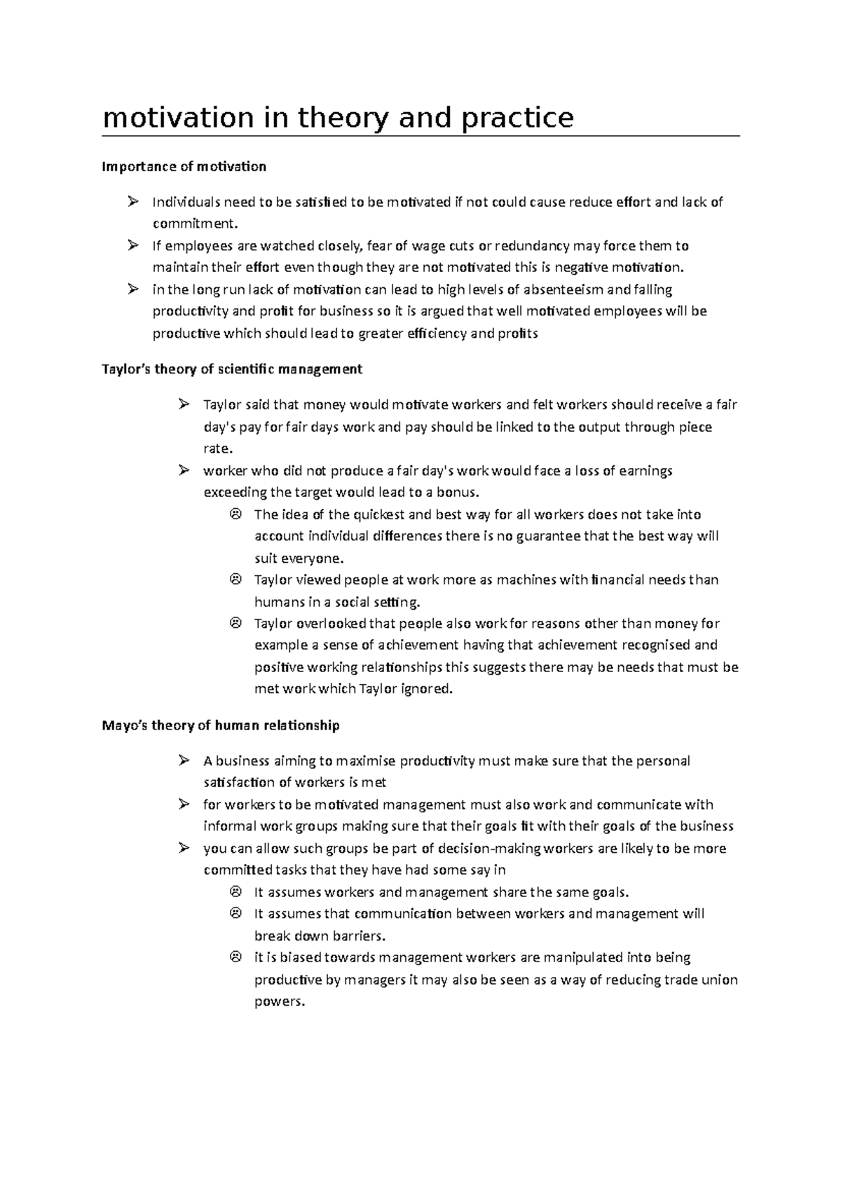 Ways to motivate worker - motivation in theory and practice Importance ...