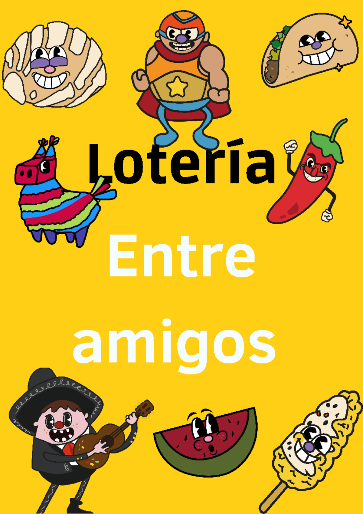 Lotería Mexicana - Lotería Entre amigos EL MUNDO # 1 # 2 EL CORAZÓN # 3 ...