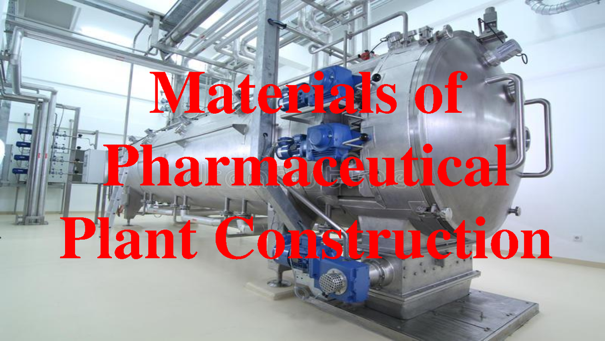 Materials - Pharmacology - Materials of Pharmaceutical Plant ...