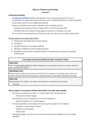 Ethics in Finance CFA Cheat Sheet All Standards - CFA Cheat Sheet ...