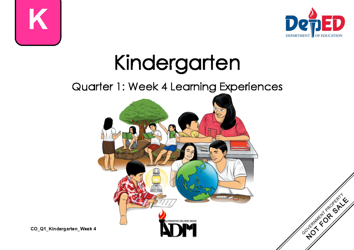 KG q1 week4 v2 - guide - CO_Q1_Kindergarten_Week 4 Kindergarten Quarter ...