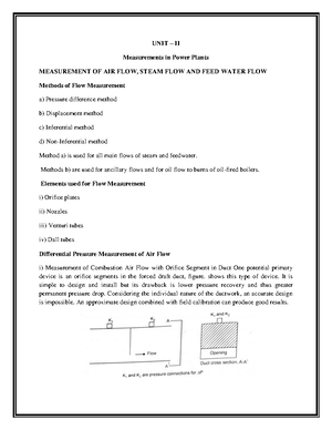 Power Plant Instrumentation - Module 1 - UNIT – I HYDRO-ELECTRIC POWER ...