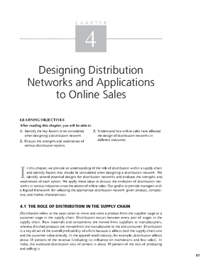 Chapter 5-Supply Chain Management - I n this chapter, we start with the ...