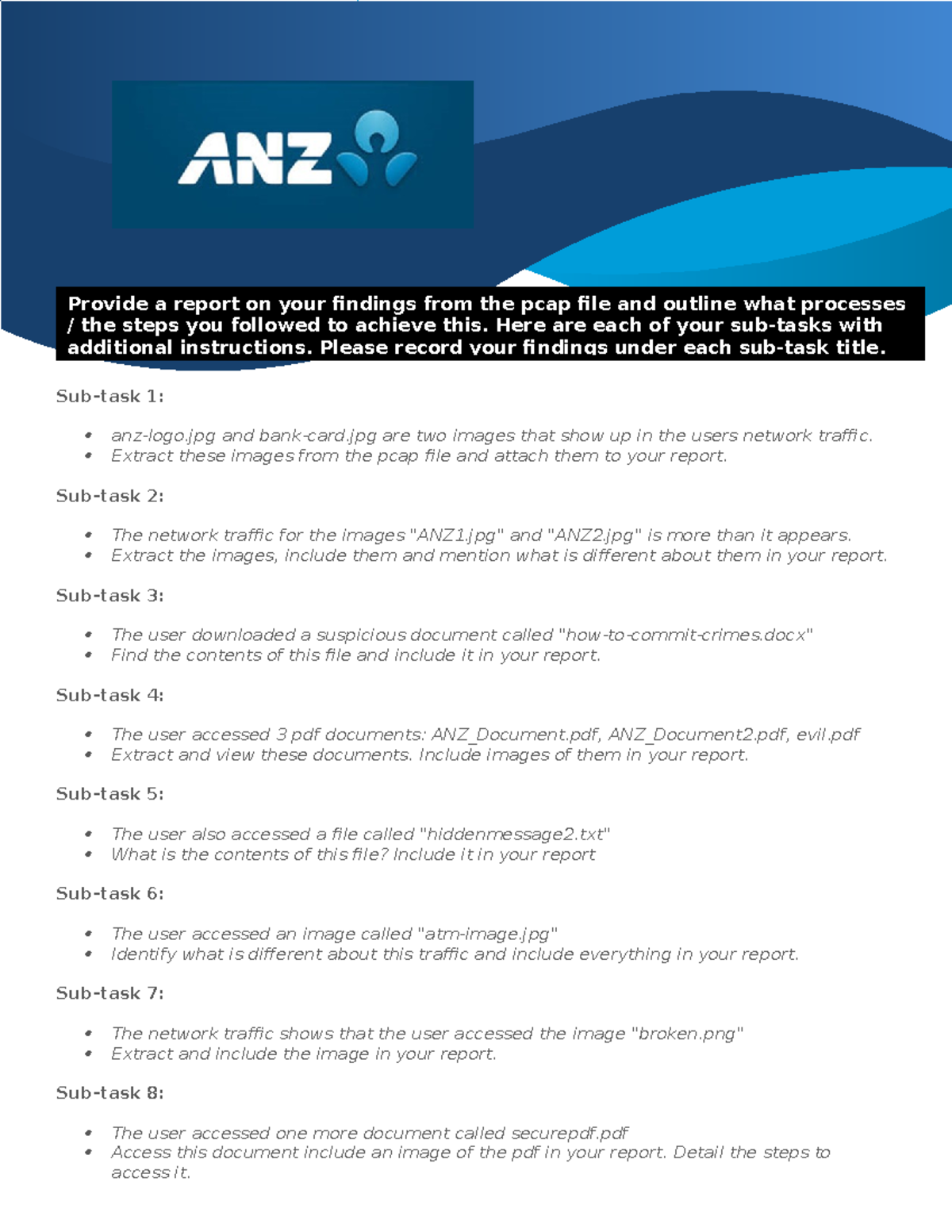Task 2 - Answer Template - Sub-task 1: anz-logo and bank-card are two ...