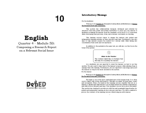 Eng10 Q4 Mod-4 - Female - 10 English Quarter 4 – Module 4 : Observing ...