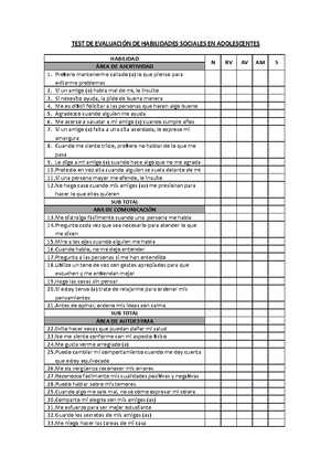 Informe+TEST+D70+ - informe del test D-70 - FACULTAD DE CIENCIAS DE LA ...