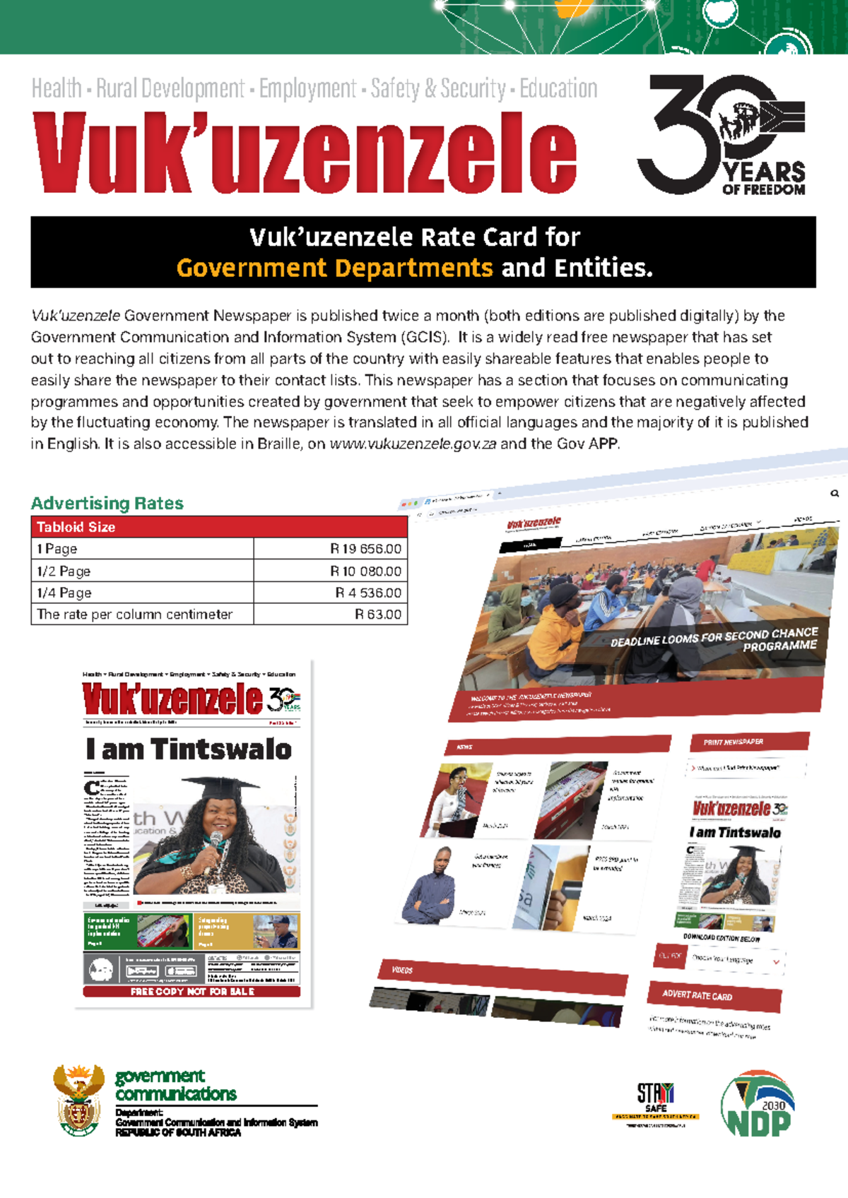 Rate card 2024 - this information is helpfully - Vuk’uzenzele ...
