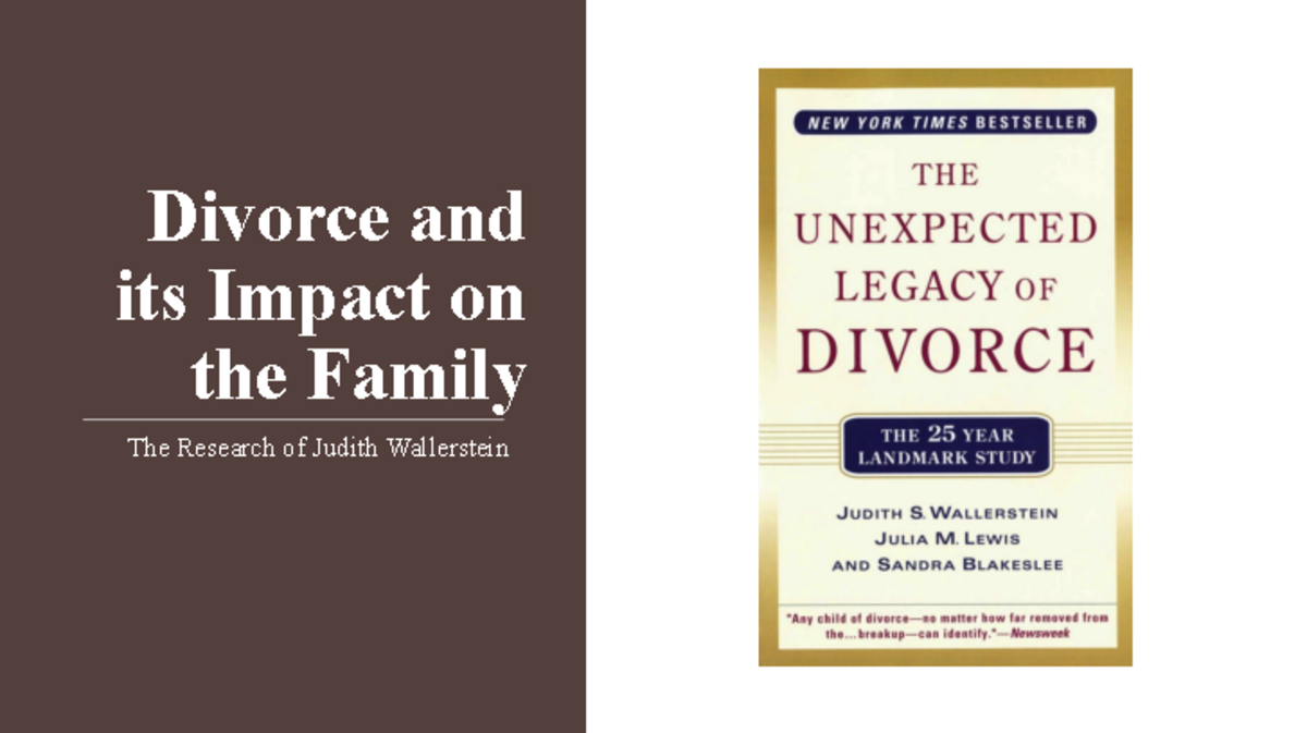 Divorce - Professor Molly Countermine - Divorce and its Impact on the ...