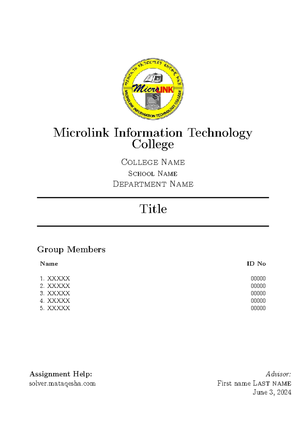 Microlink cover template - Software engineering - Microlink Information ...