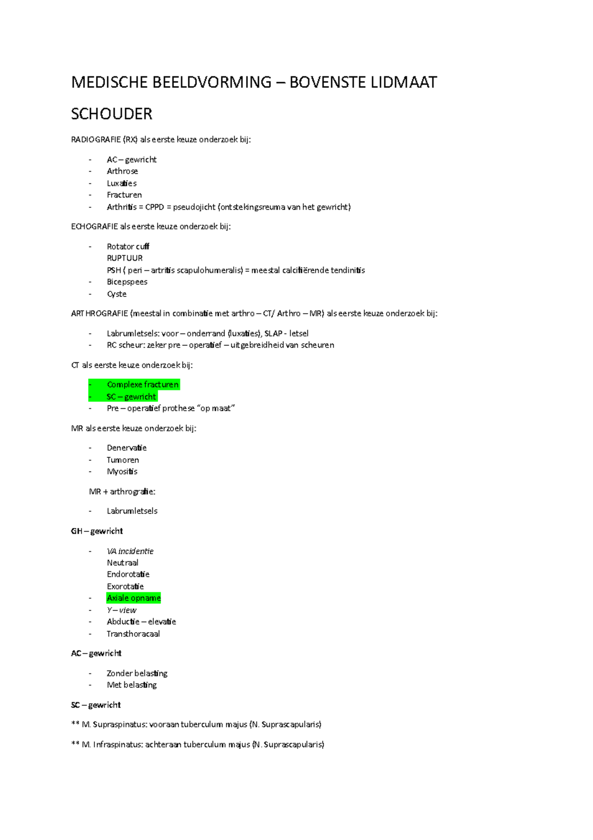 Medische Beeldvorming BL - MEDISCHE BEELDVORMING – BOVENSTE LIDMAAT ...
