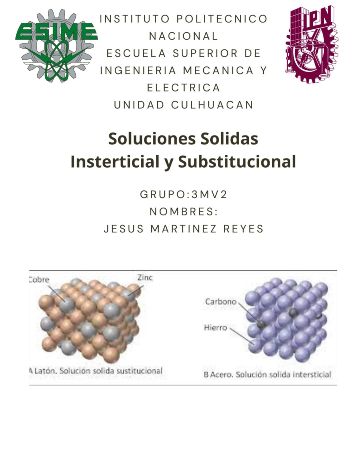 Soluciones Solidas - Estas soluciones representan mezclas homogéneas de ...