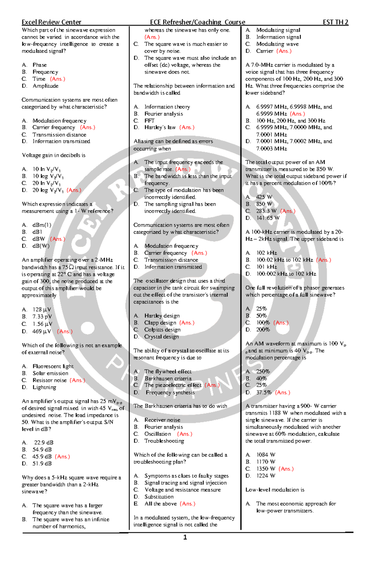 EST Coaching 2 - Engineering and Science and technology home study ...