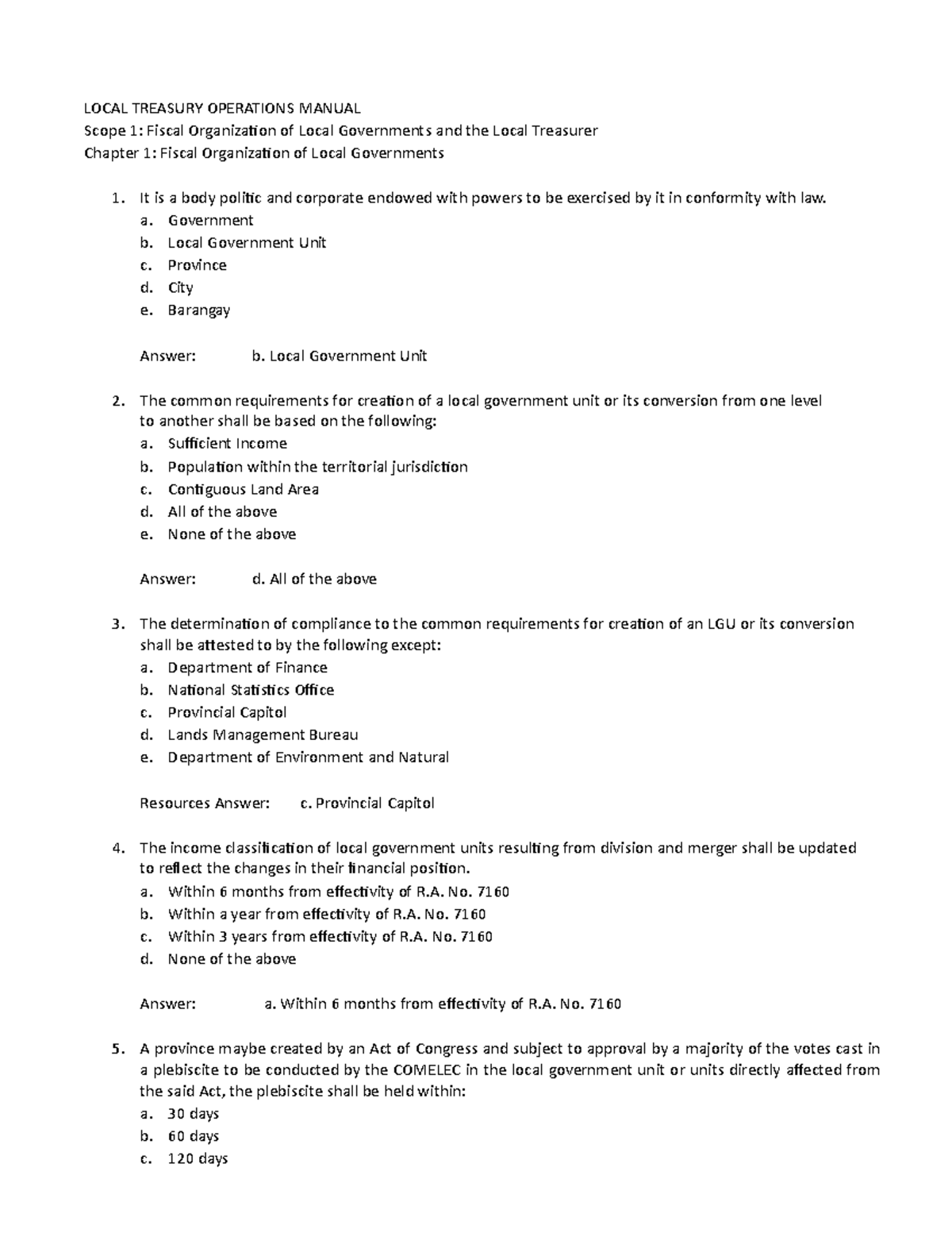 378030865 1 bclte reviewer 2018 doc - LOCAL TREASURY OPERATIONS MANUAL ...