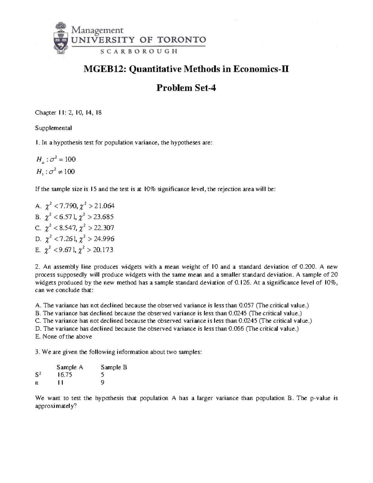 MGEB12-PS4A - Problem Set for CH4 - MGEB12: Quantitative Methods in ...