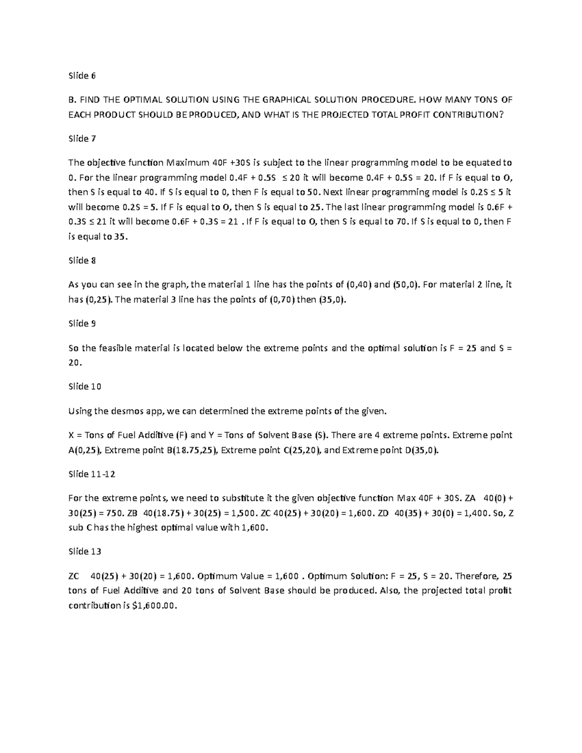 Maximization - Minimization Problem (Management Science) - Accountancy ...