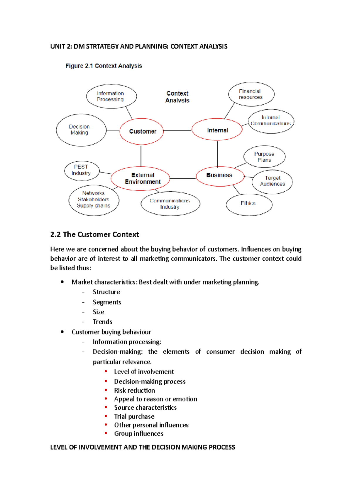 UNIT 2 Direct MArketing Strategy and Planning - UNIT 2: DM STRTATEGY ...
