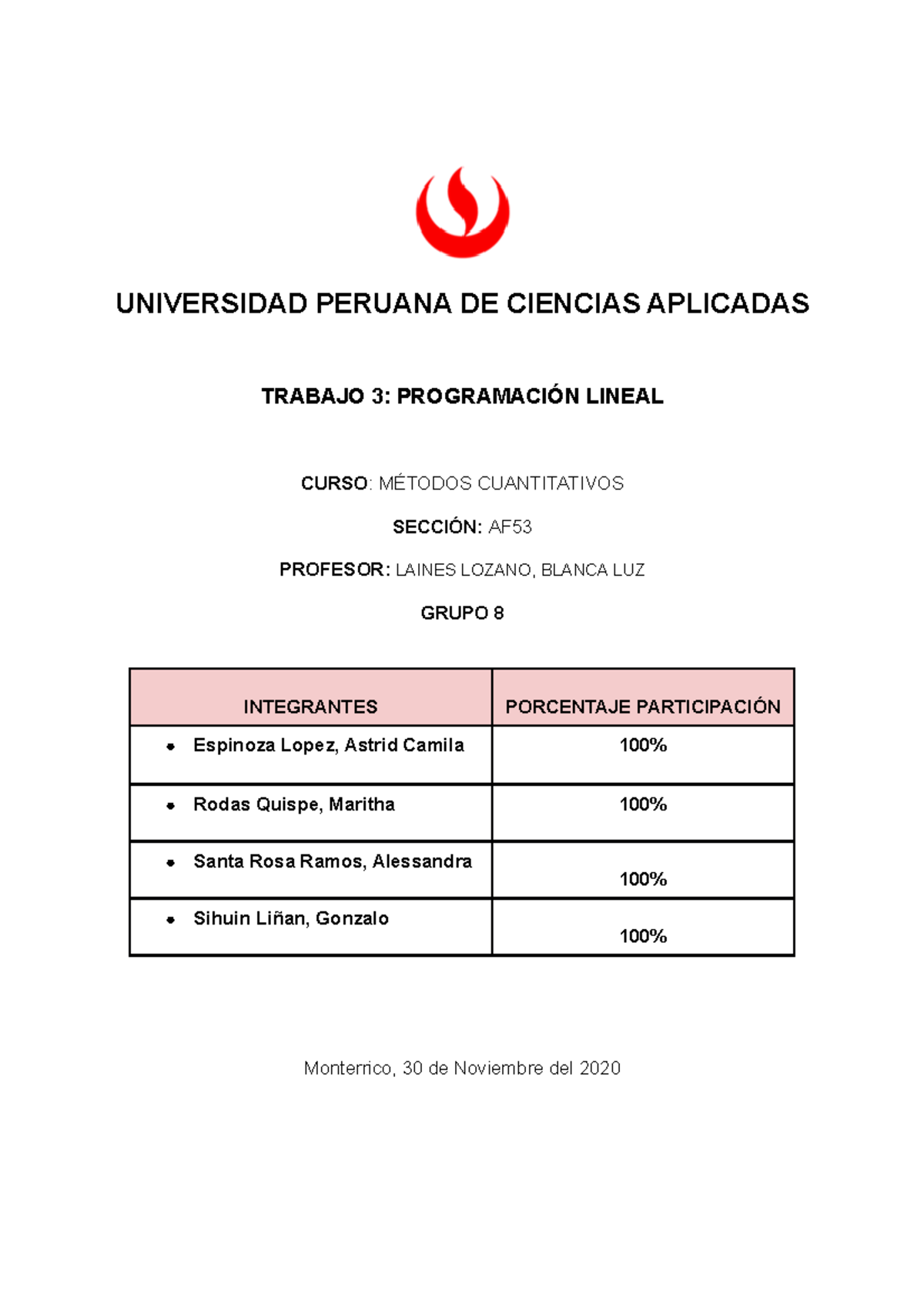 Trabajo Final - Grupo 8 - UNIVERSIDAD PERUANA DE CIENCIAS APLICADAS ...