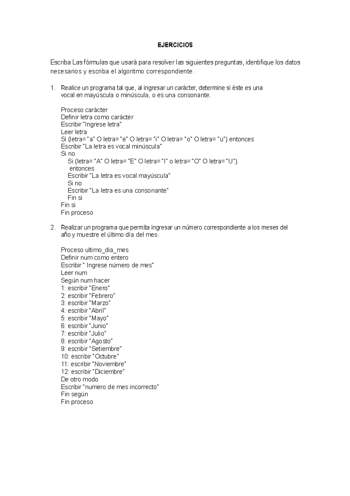 Algoritmos n°7 - Principios de algoritmos - UTP - Studocu