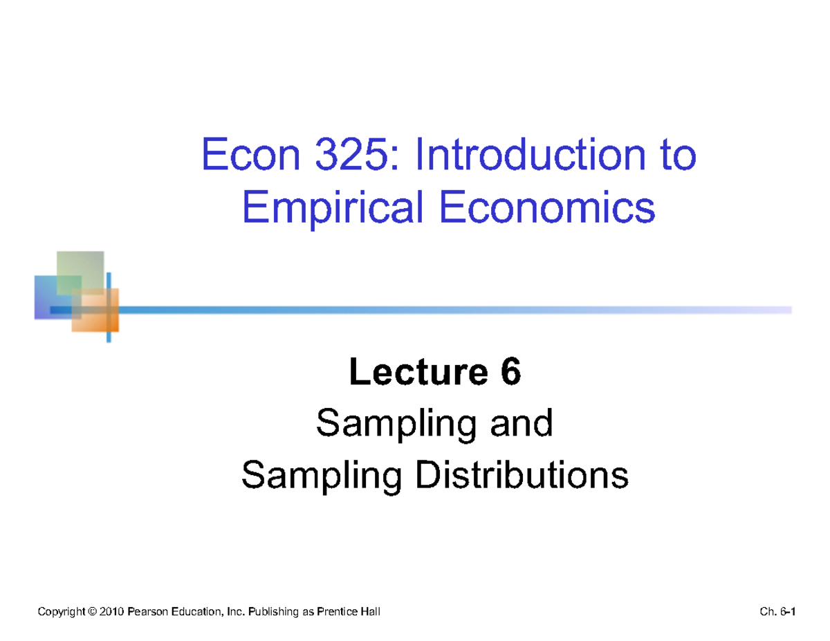 325 lecture 06-1 - Copyright © 2010 Pearson Education, Inc. Publishing ...