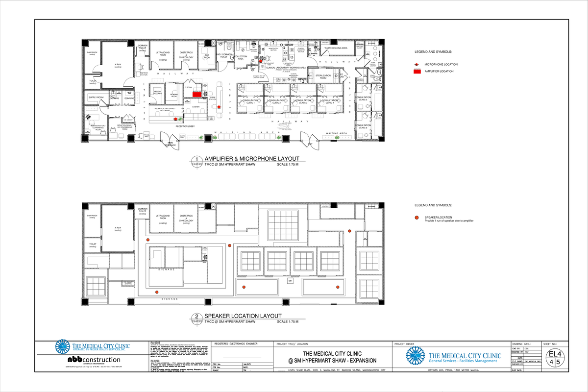 TMC SHW Expansion EL4 - Electrical Plan Sh4a - EEE SECTION 33 ...