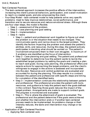 Unit 2, module 2 - Unit 2 – Module 2 Management of Different Client ...