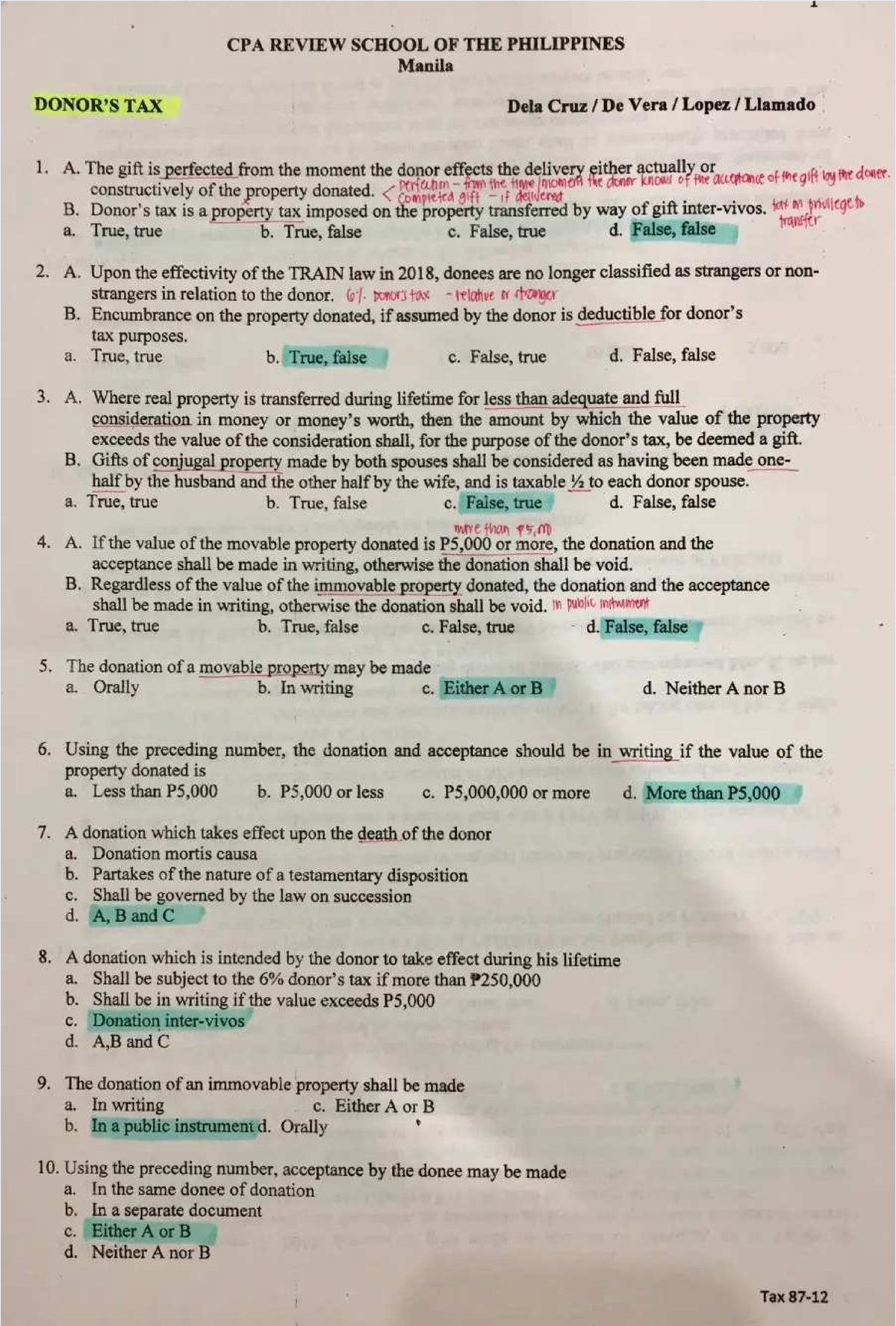 Pdf-donorx 27s-taxpdf compress - Accountancy - Studocu