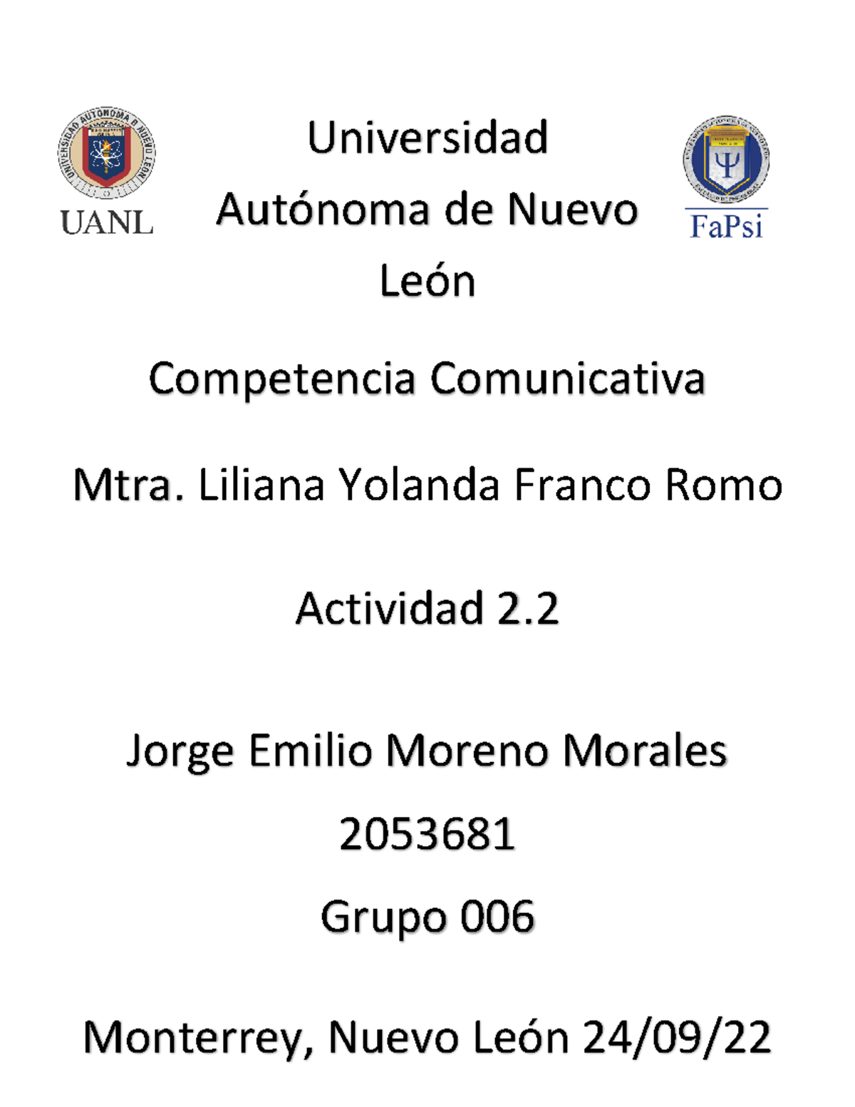 Competencia Comunicativa - Liliana Yolanda Franco Romo Universidad ...