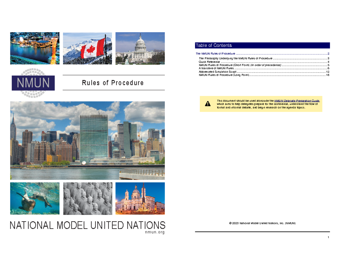 Print MEEE - Helpful notes - R u l e s o f P r o c e d u r e NATIONAL ...