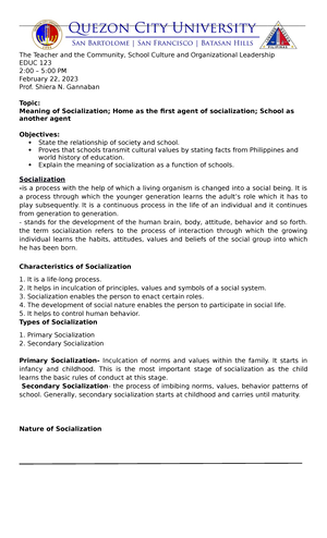 Module 4-BAsic school management and administration - MYSTICAL ROSE COLLEGE OF SCIENCE AND - Studocu