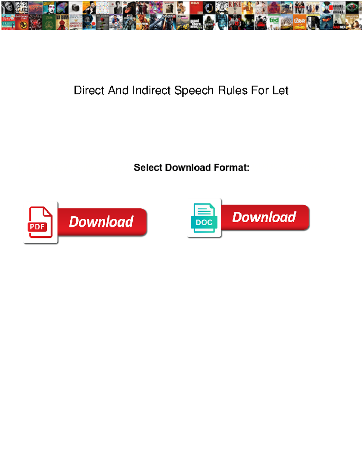 Direct and indirect speech rules for let - Direct And Indirect Speech ...