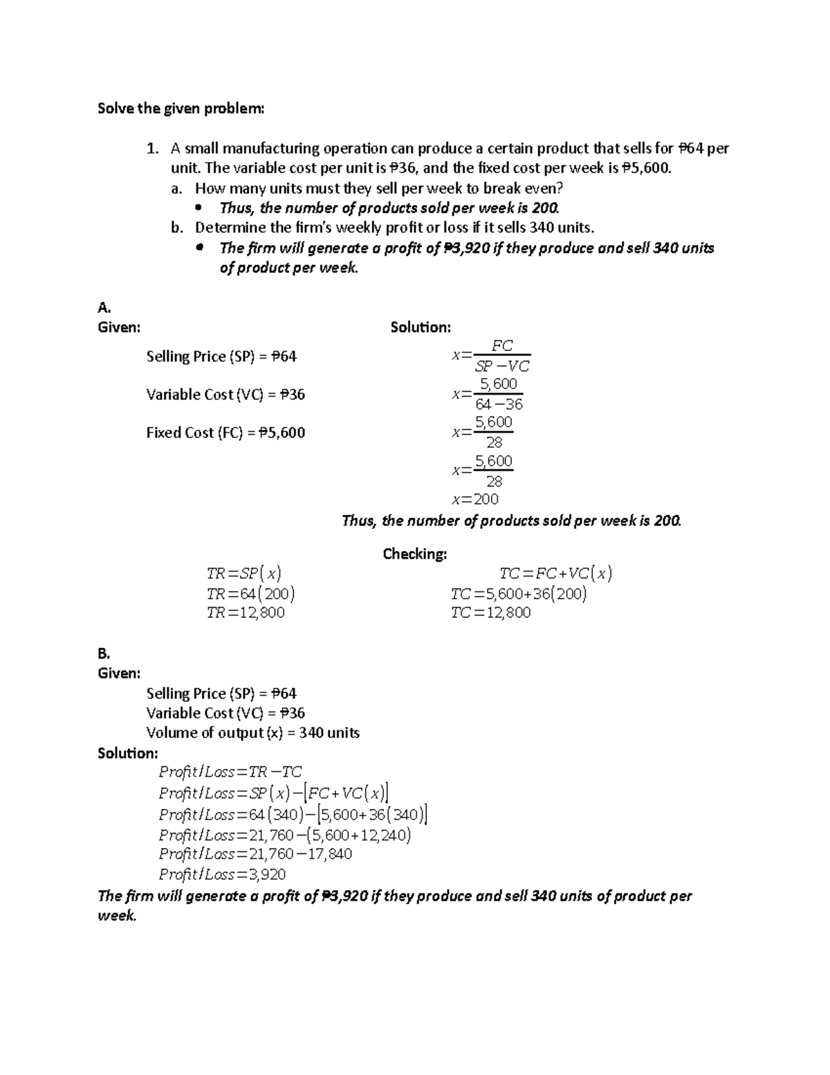 Study Material 6 Business Math Grade 11 - Masters in Business ...