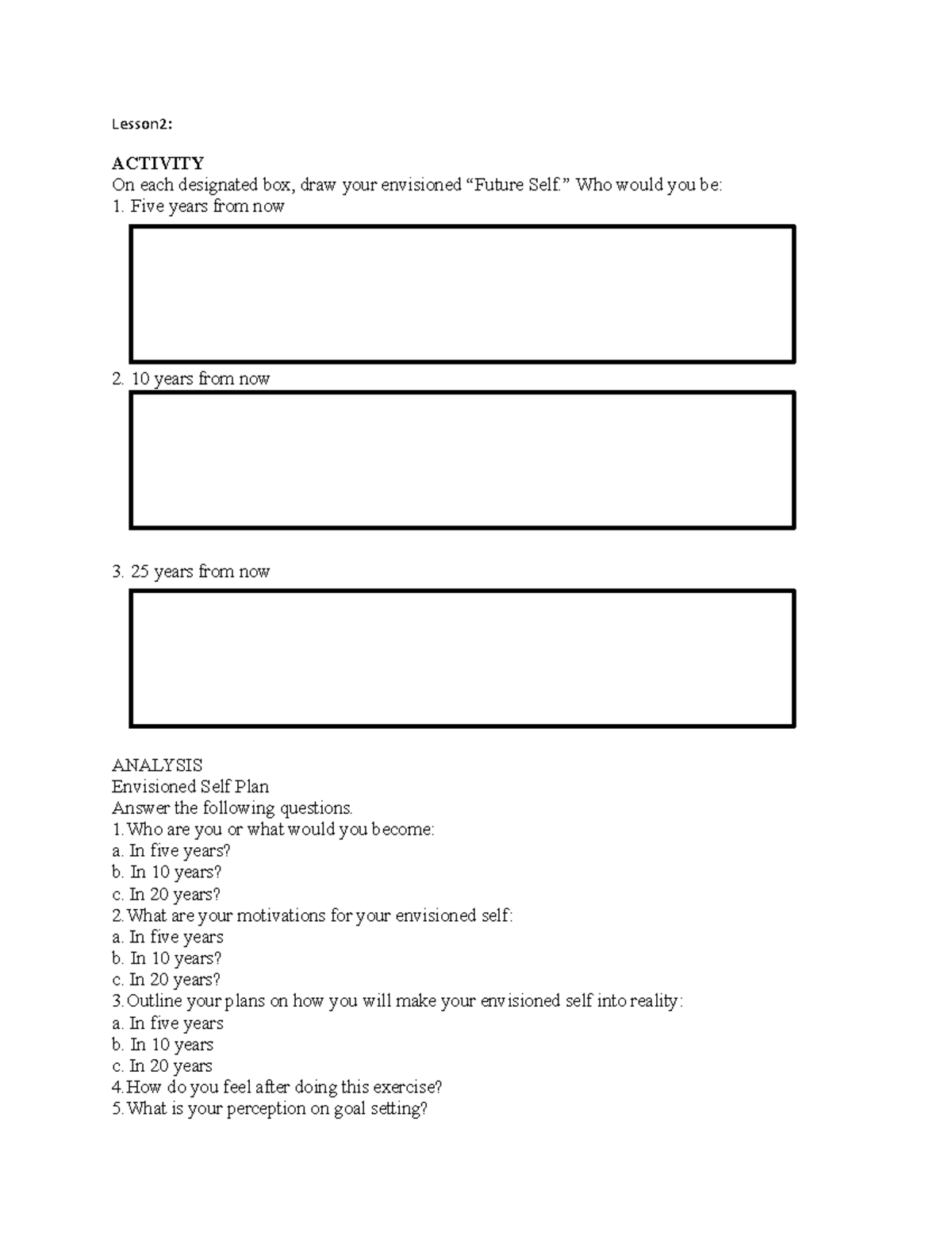 Chap3-Lesson 2-act - Activities in Managerial - Lesson2: ACTIVITY On ...