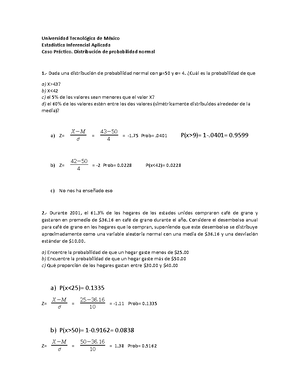 Actividad 2 - ACTIVIDAD 2: EJERCICIOS SOBRE ESTIMACIÓN PUNTUAL Con base en el material ...