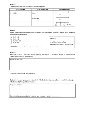 Zadania ze skala przykladowe rozwiazania 01 - Zadania ze skalą ...