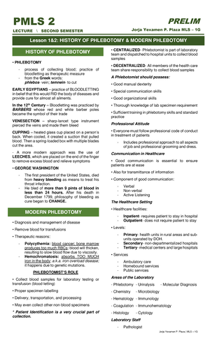 Labman Midterm Topics 23 - MIDTERM Laboratory Management DECISION MAKING AND PROBLEM SOLVING ...