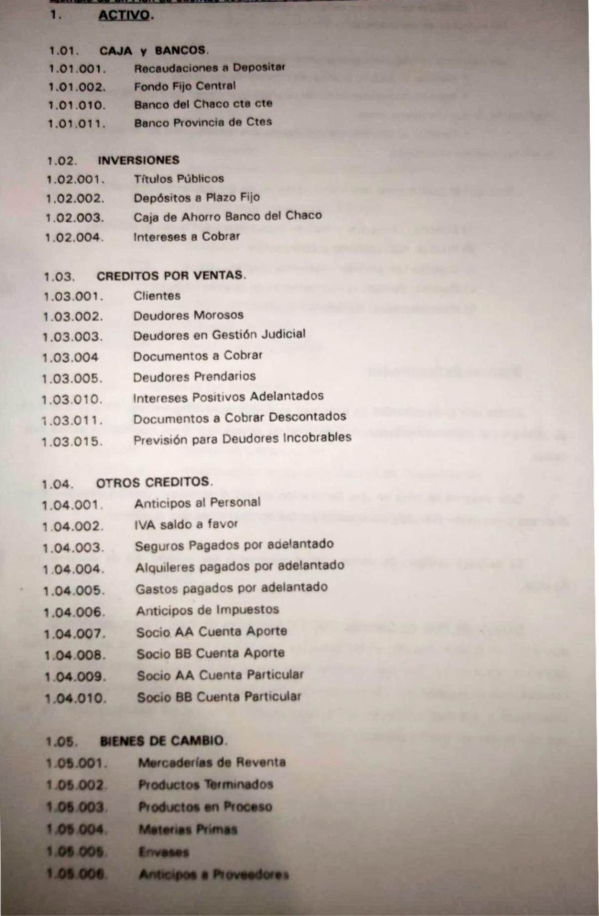 Plan de Cuentas rubros - sistemas contables 1 - UNCAus - StuDocu