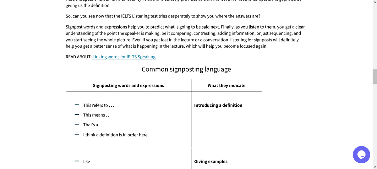 How to recognize signals and signposts in Ielts Listening - Here the ...