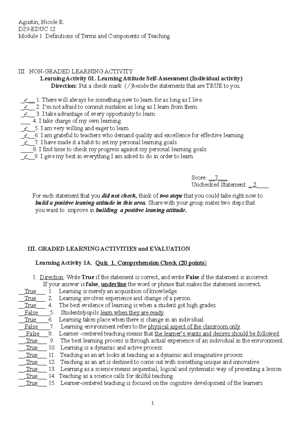 Module-01 - TECH 3 enjoy the answers that are given in the said file ...