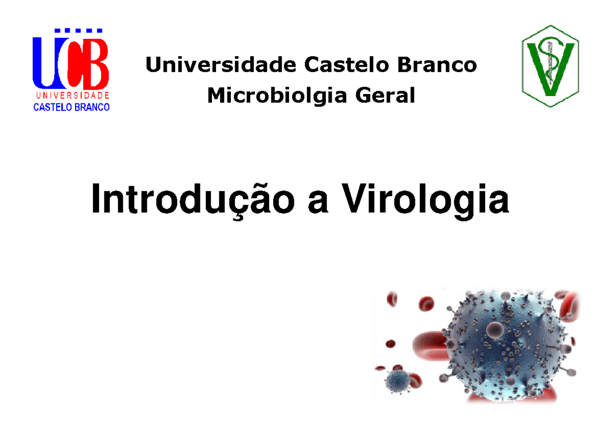 2018 226 155112 Virologia+Geral - Introdução a VirologiaIntrodução a ...