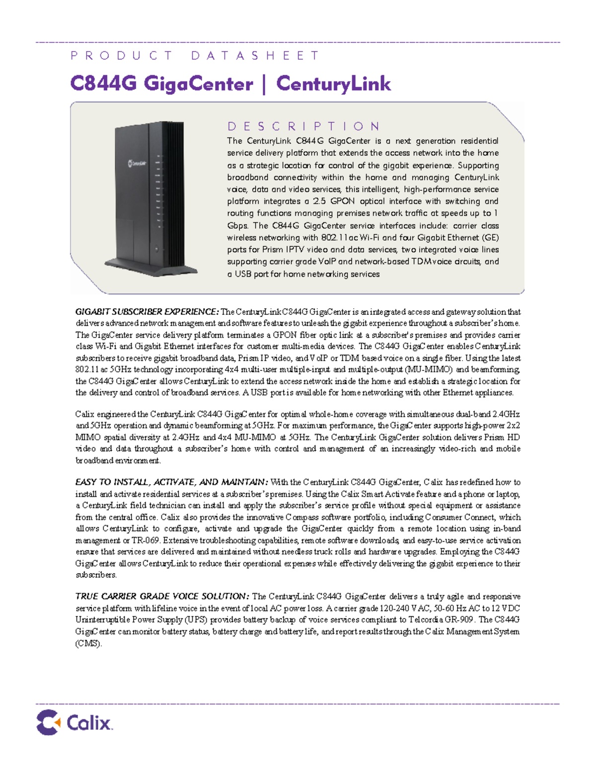 C844g-datasheet - Informe - P R O D U C T D A T A S H E E T C 844 G ...