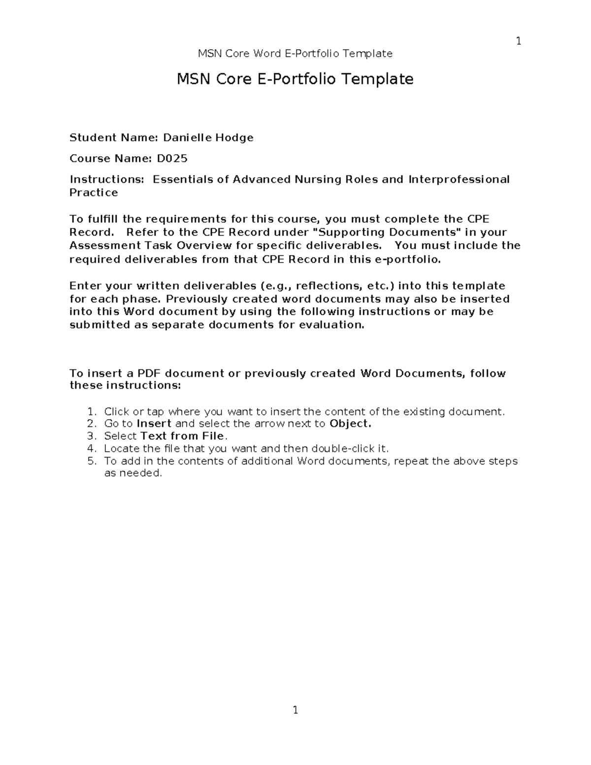 Msn core word e-portfolio tempate D025 - MSN Core Word E-Portfolio ...