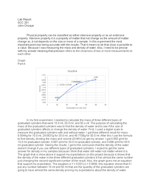 Structure of crystal - lab report - The Structure of An Experiment ...