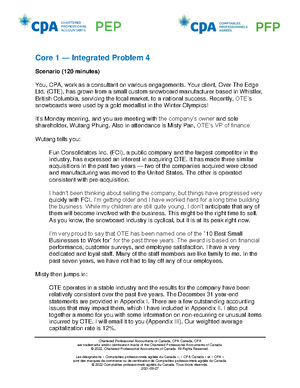 Core 1 Cheat Sheet - Notes - Definition of Liability – ASPE Analysis ...