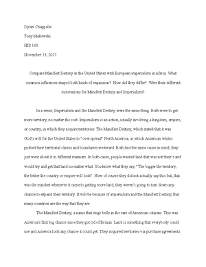 Research Paper - Essay - Dylan Chappelle Robert DePhillips SOC 260 ...