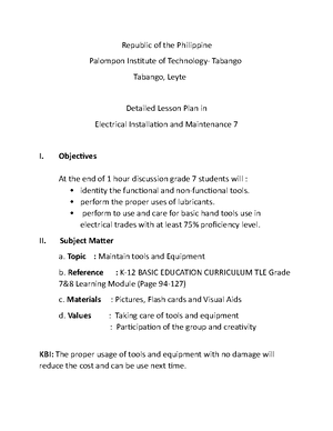 TOS-Per Dev - personal development - LIDE Learning Center, Inc. Isabel ...