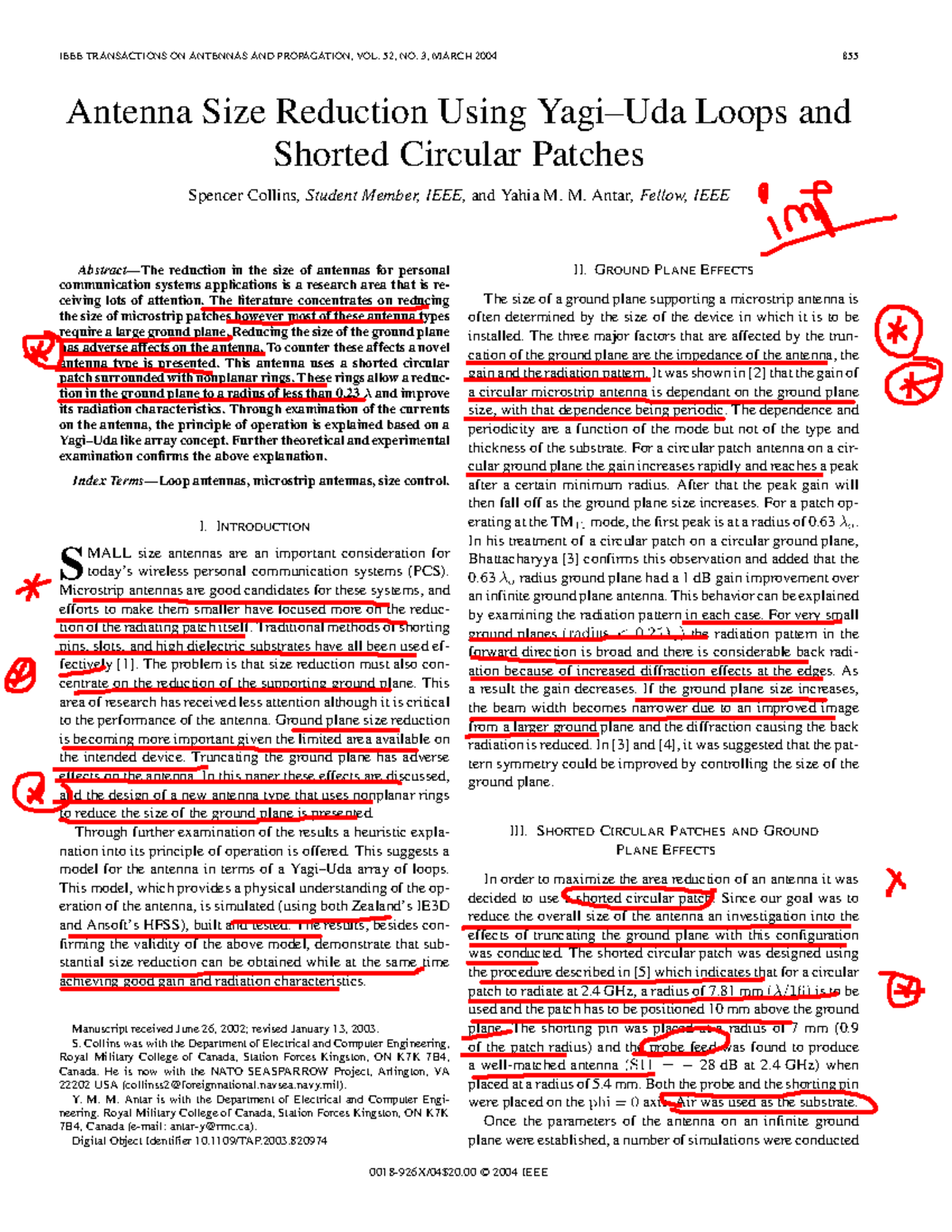 [2.knw] Antenna Size Reduction Using Yagi–Uda Loops and - Antenna Size Reduction Using Yagi–Uda ...