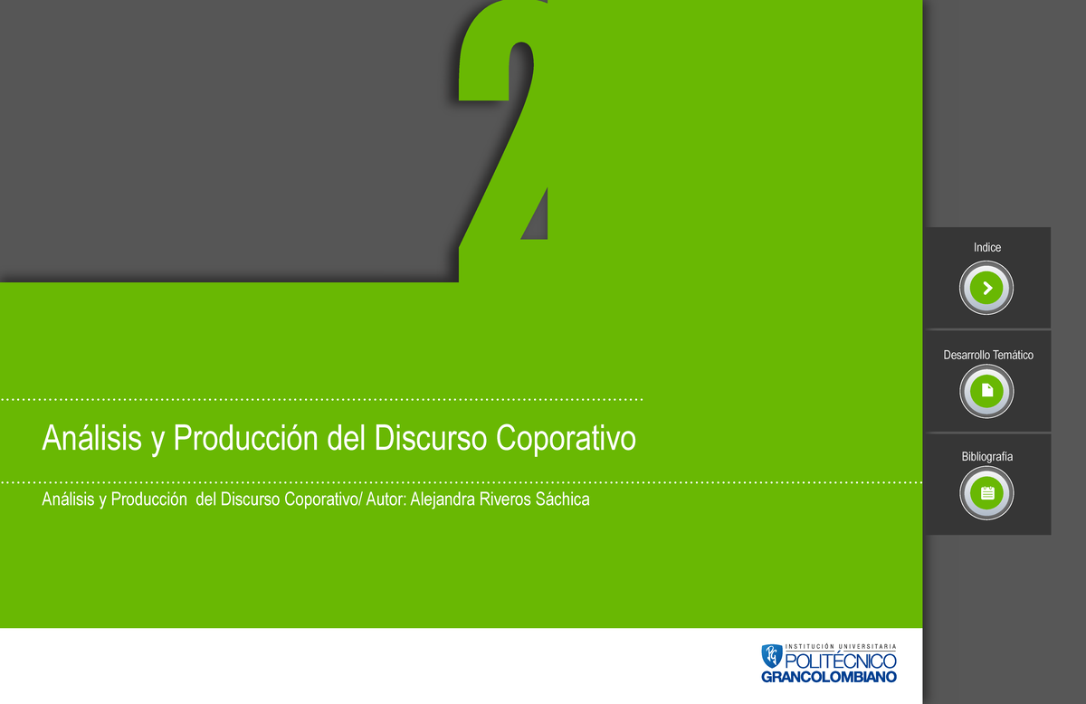 Cartilla U2-S3 - Warning: TT: undefined function: 32 2 Análisis y Producción del Discurso ...