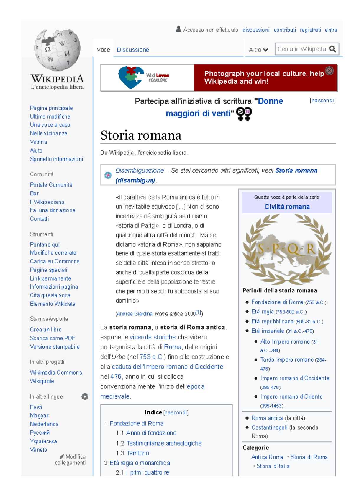 It-wikipedia-org-wiki-Storia romana - Storia romana Partecipa all ...